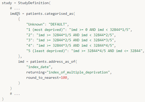 Generating data on the NHS England Core20PLUS5 inequality groups using ... Generating data on the NHS England Core20PLUS5 inequality groups using ...